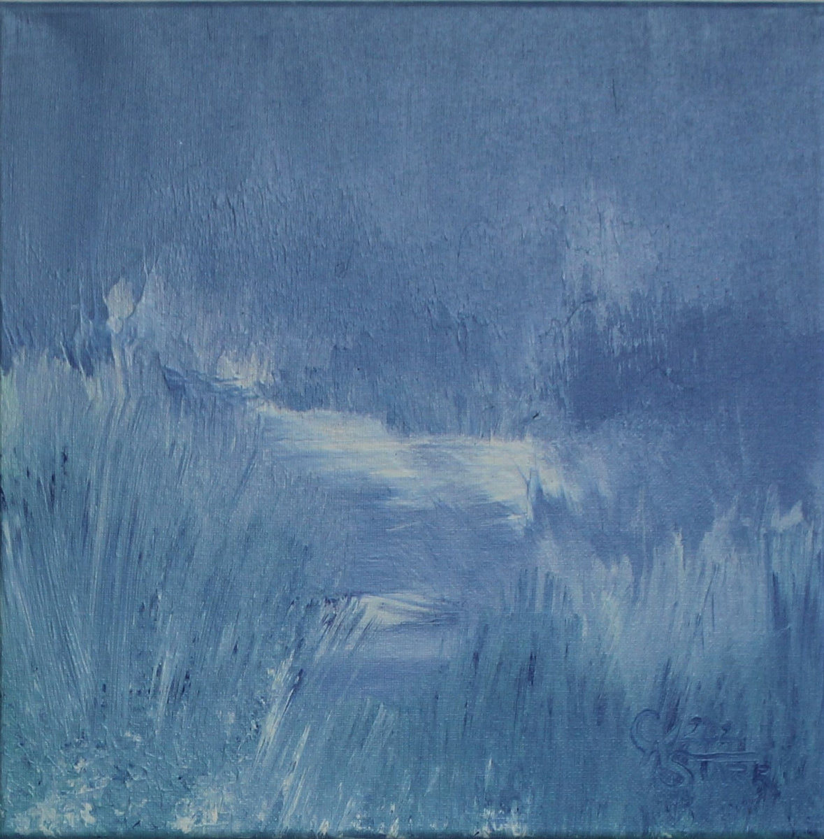 Lighted Blue Field ~ Giclee Print – Carolyn Starr Ellis